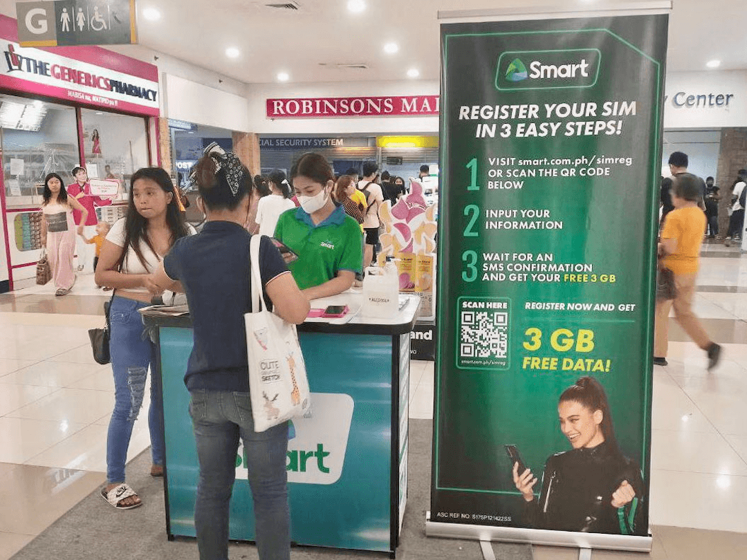 TELECOM | Assisted SIM registration sites at Robinsons Malls