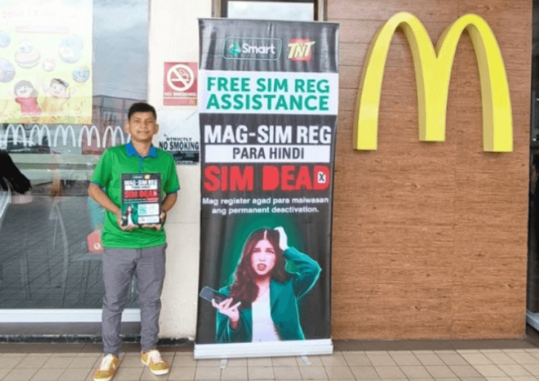 TELECOM | SIM registration assistance at McDo